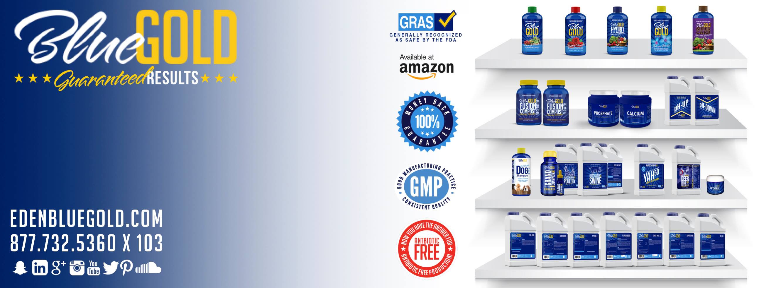 BlueGold® Plant Solutions - Eden BlueGold®